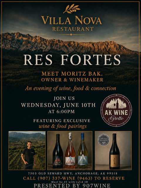 Res Fortes Wine Event at Villa Nova, June 10th! - AK Wine Grotto